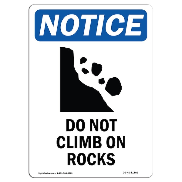 Signmission Safety Sign, OSHA Notice, 18 Signmission Safety Sign, OSHA Notice, 18